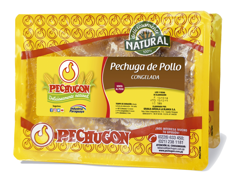 Pechuga de pollo Congelada - Pollos Pechugon Deliciosamente Natural