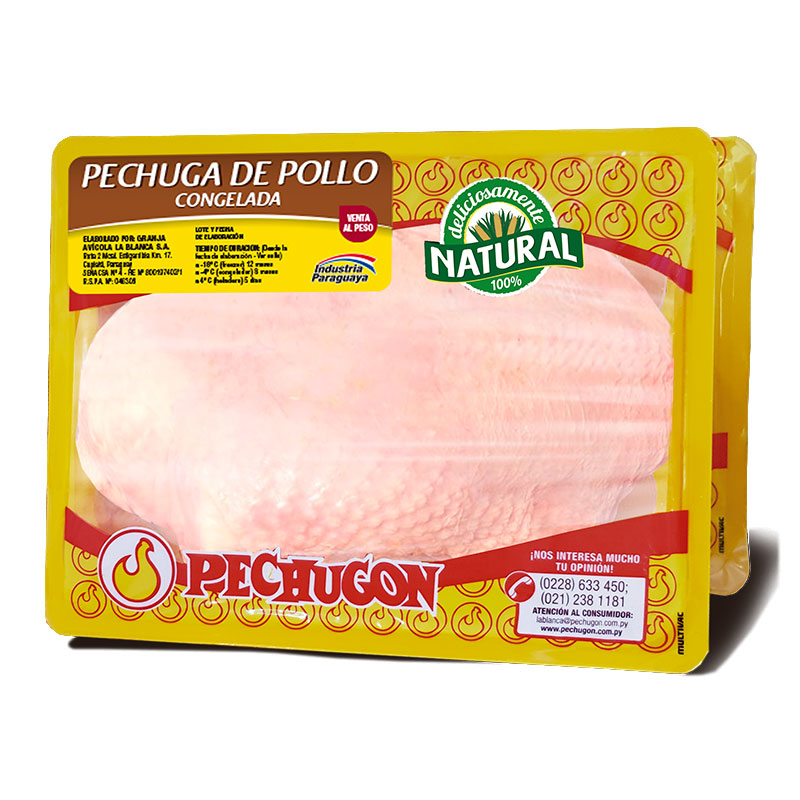Pechuga de pollo Congelada - Pollos Pechugon Deliciosamente Natural