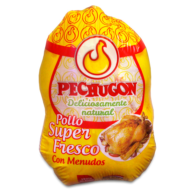 Pollo Entero Super fresco con menudos - Pollos Pechugon